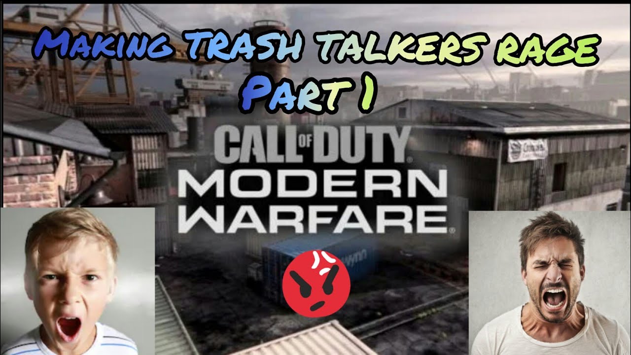 CoD Modern Warfare - Trash Talkers RAGE !!!! - YouTube