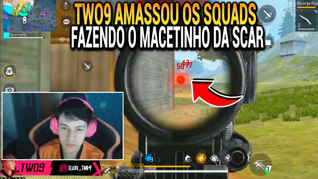 TWO9 ESQUECEU O SEU HACK LIGADO E AMASSOU OS SQUADS COM O MACETINHO DA ...