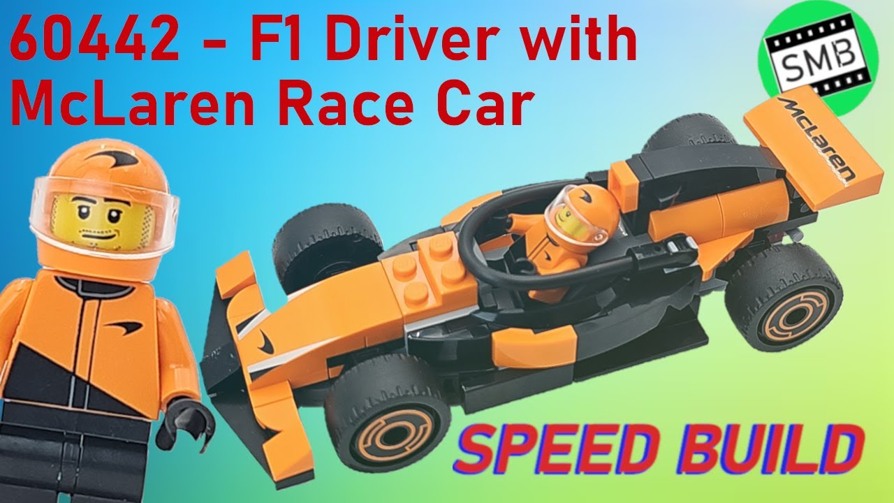 LEGO City 60442 - F1 Driver with McLaren Race Car *SPEED BUILD* review ...