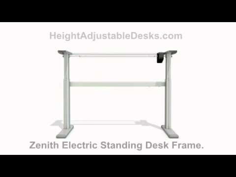 Zenith Electric Desk Frame M - YouTube