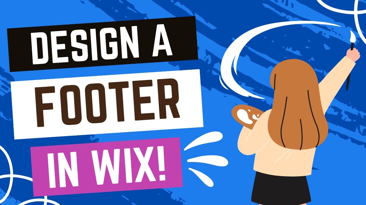 How To Design A Footer In Wix - YouTube