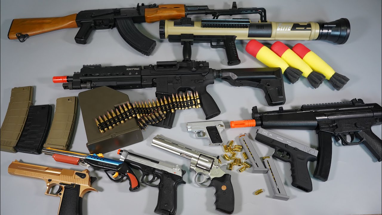 LMG - Machine gun - Airsoft Gun - Rocket launcher - Toy Gun - AKM ...