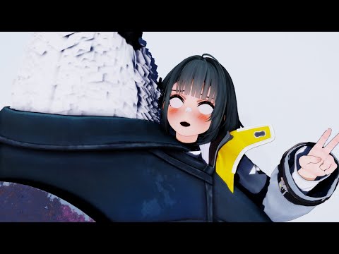 Segs with Female Endministrator  -Arknights endfield MMD