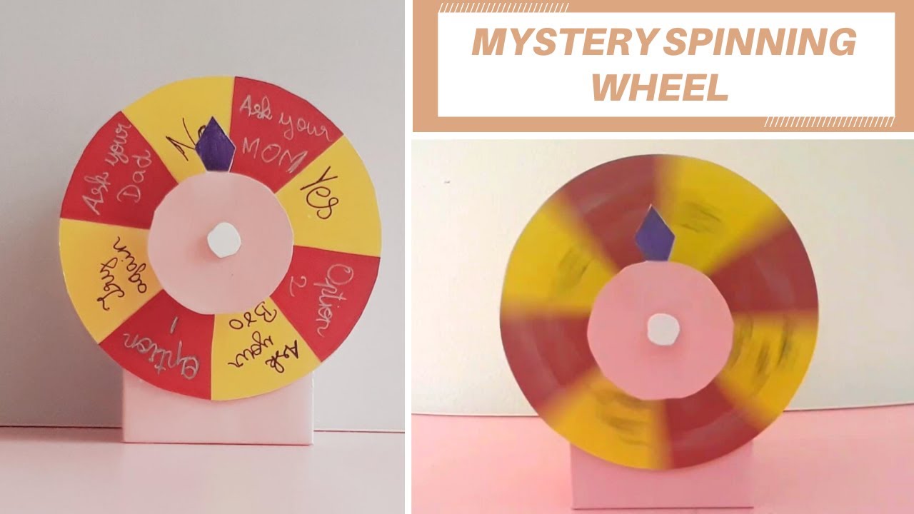Mystery Spinning Wheel | Mystery Wheel with Cardboard | Craft Book ...
