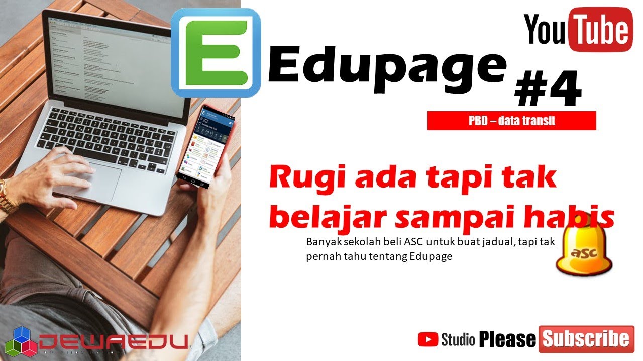 Tutorial #4: Edupage - PBD Data Transit untuk guru - YouTube