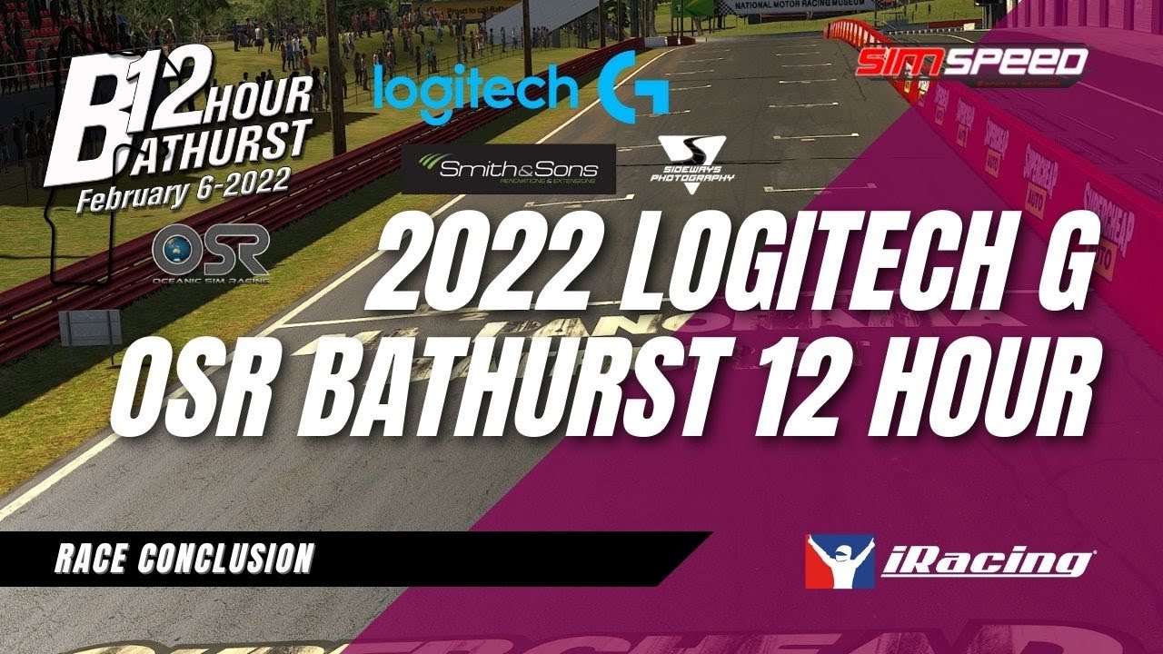 iRacing // 2022 Logitech G Bathurst 12 Hour // Race Conclusion - YouTube