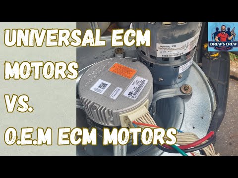 Universal ECM motors VS. OEM ECM motors - YouTube