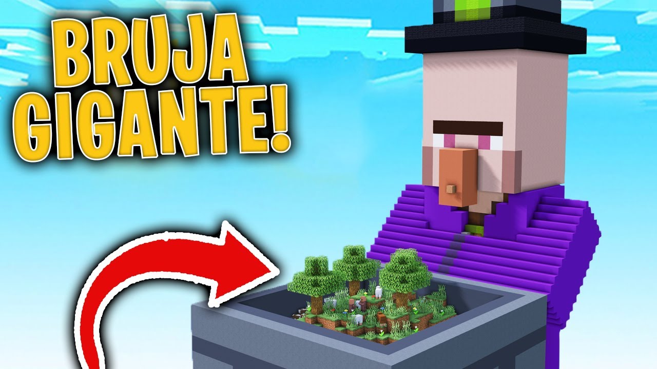 Sobrevivo en UNA BRUJA GIGANTE de MINECRAFT! 😱 ¿Sobreviviré? - YouTube