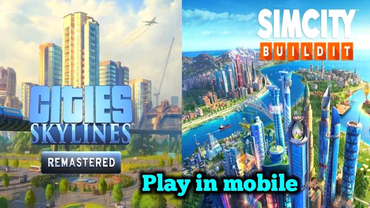 cities skylines vs simcity in Android mobile game play - YouTube