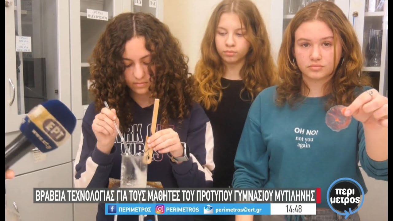 Τρία βραβεία κατέκτησε το πειραματικό γυμνάσιο Μυτιλήνης σε ...