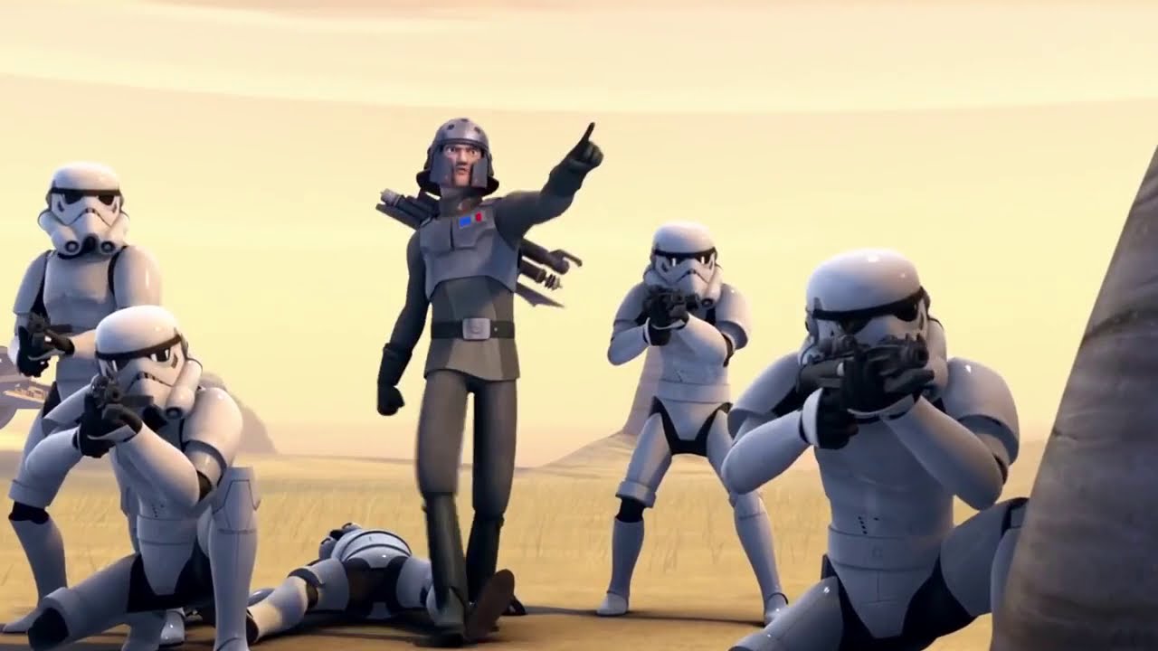 Agent Kallus VS Zeb - YouTube