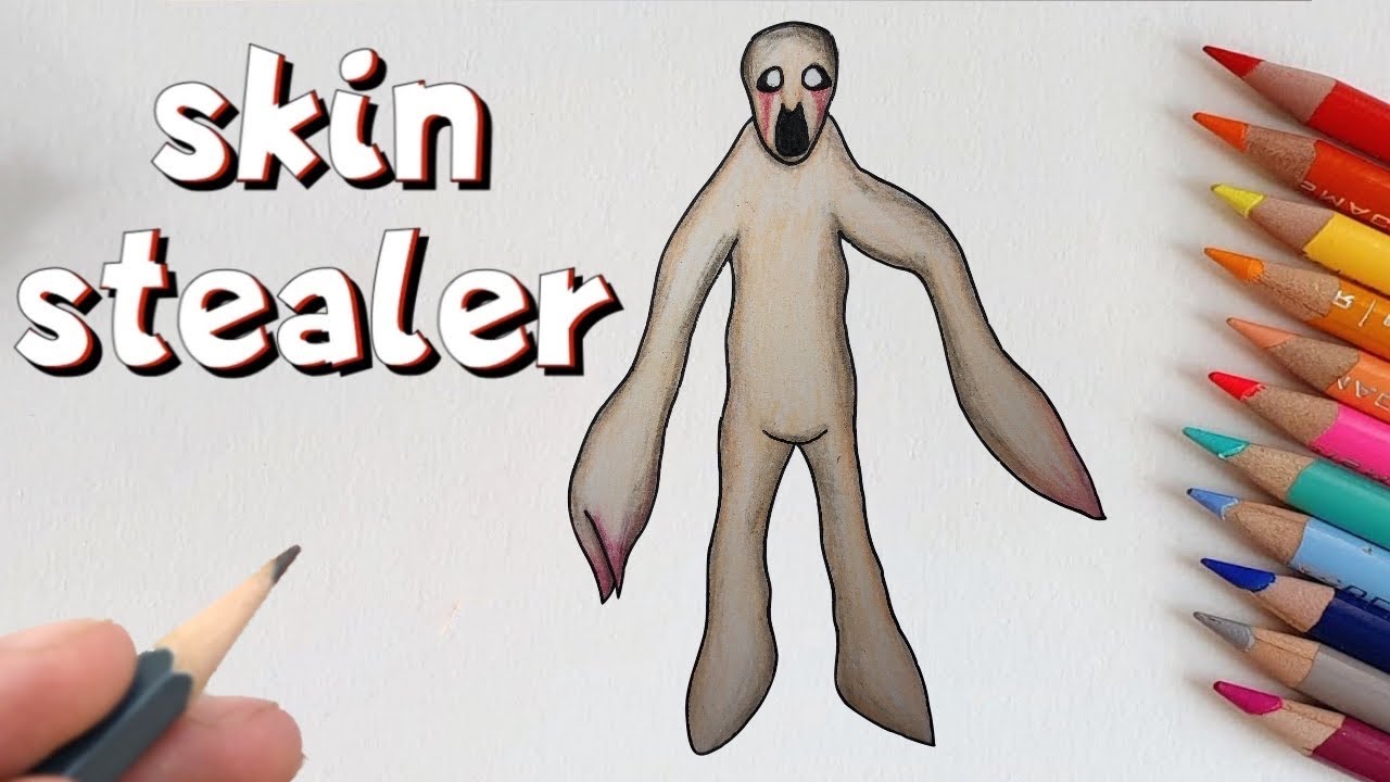 How to draw Skin Stealer ( The Backrooms ) - YouTube