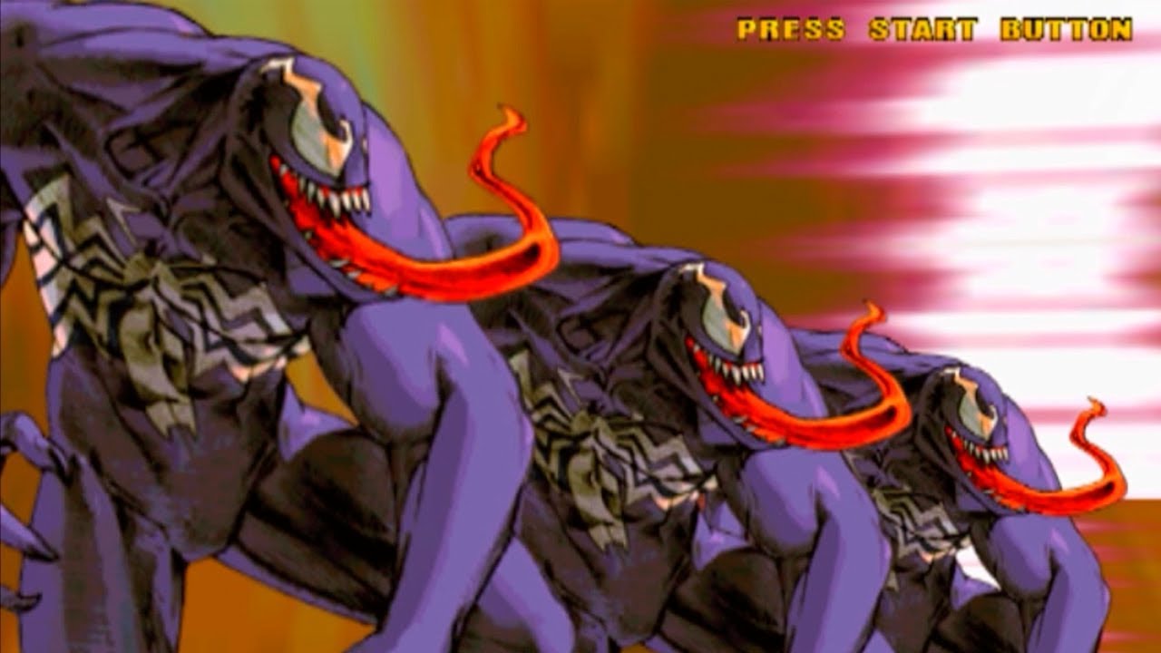 Marvel vs Capcom 2 - Venom, Venom & Venom - YouTube