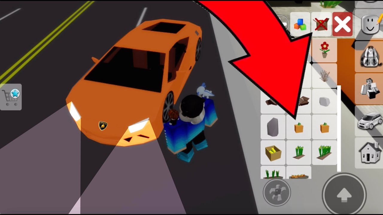 How to Use Props in Brookhaven Roblox – Decorate Your Lamborghini - YouTube