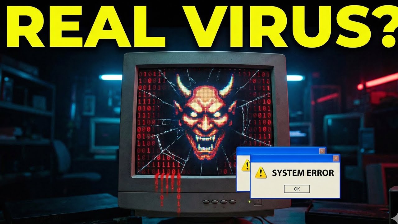 I Downloaded A "Real Virus" From The Deep Web... [Sad Satan] - YouTube