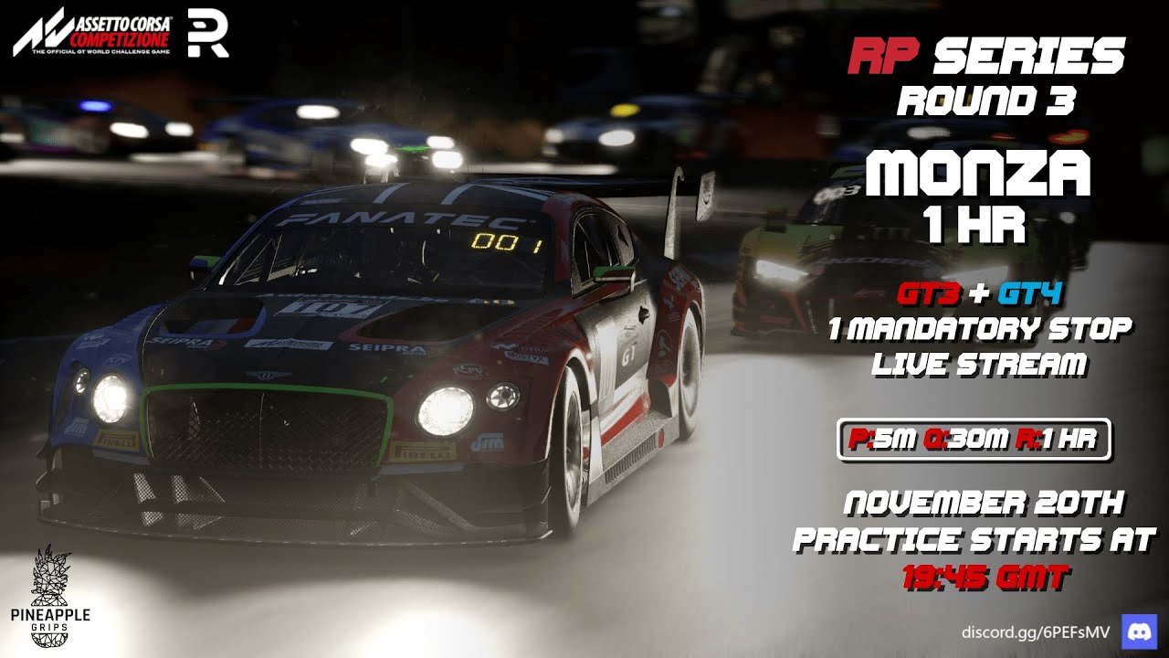 Racing Pals | RP Series Season 6 | Round 3 | Monza 1 Hour - YouTube