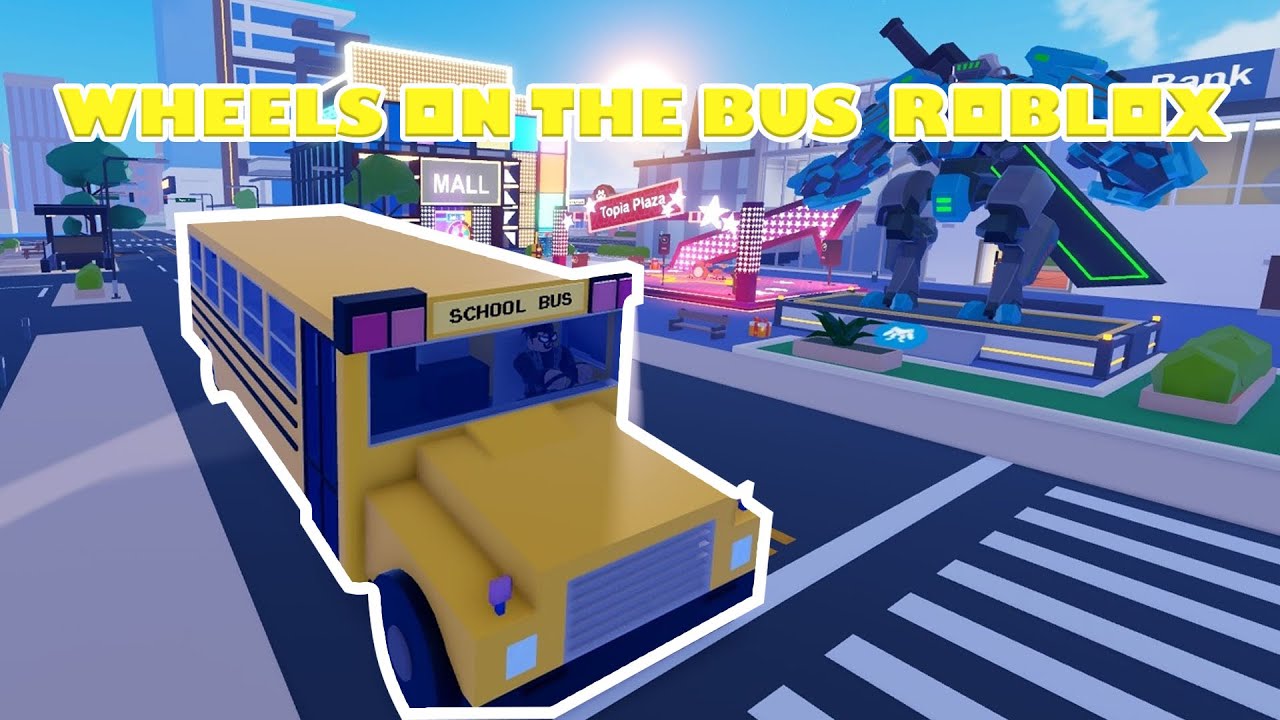 Wheels on the bus | Roblox edition | Nursery Rhymes | Kids Songs - YouTube
