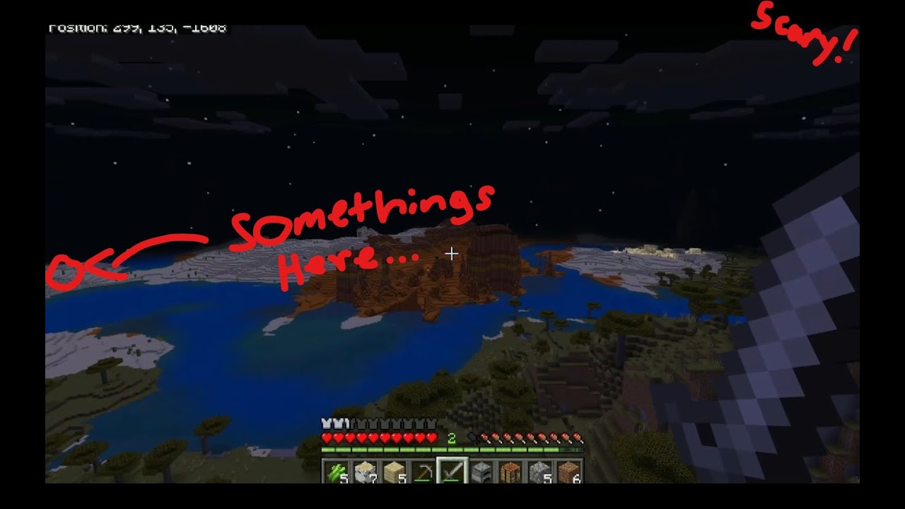 I returned to the 3AM seed in Minecraft...and I found something ...