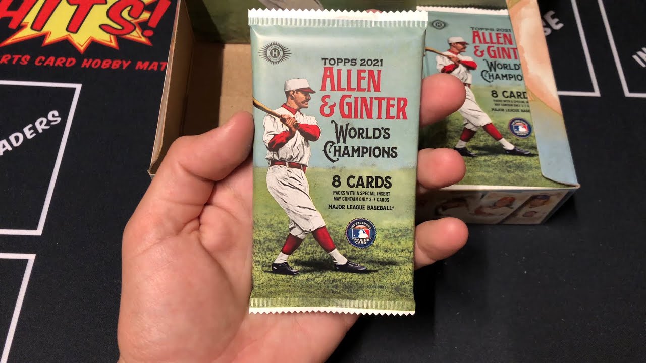 2021 Allen & Ginter Hobby Box Pack 10 - YouTube