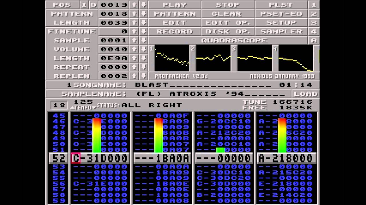 Tracked! #02: Markus "Atroxis" Holler - Blast [1/4] (Amiga Protracker Module) - YouTube