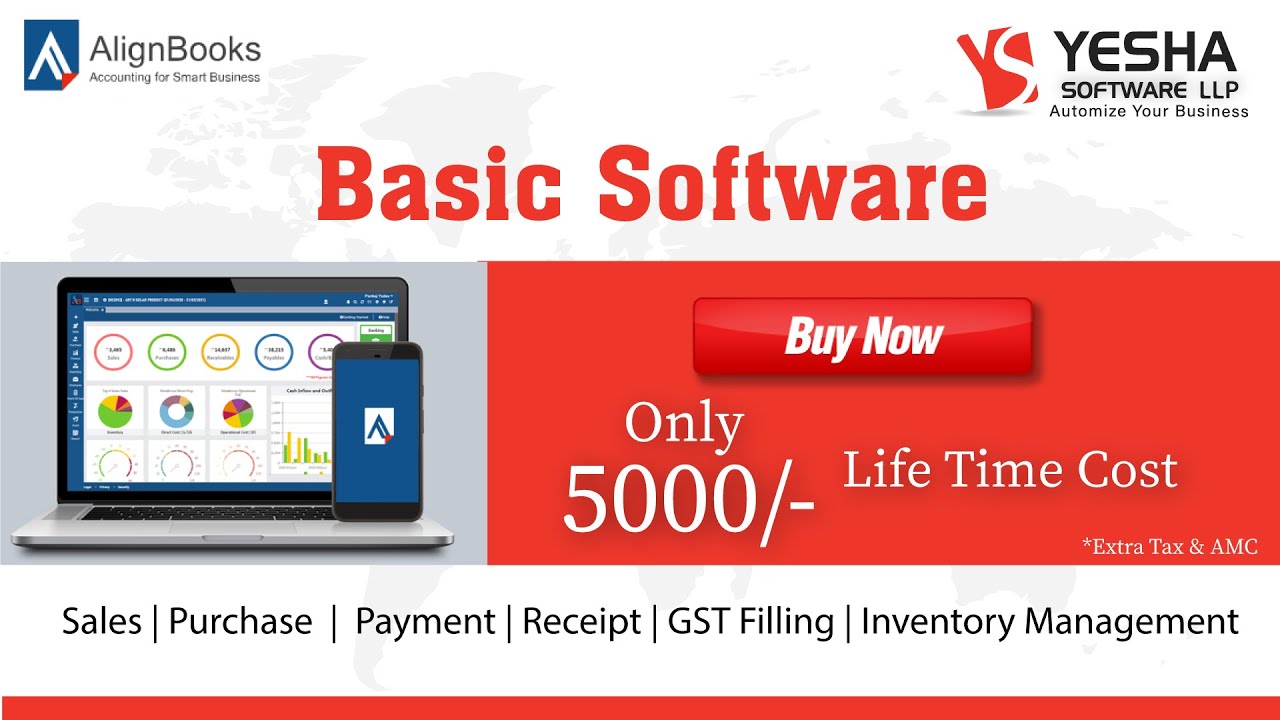 AlignBooks Offline Accounting Software Demo | Yesha Software LLP - YouTube