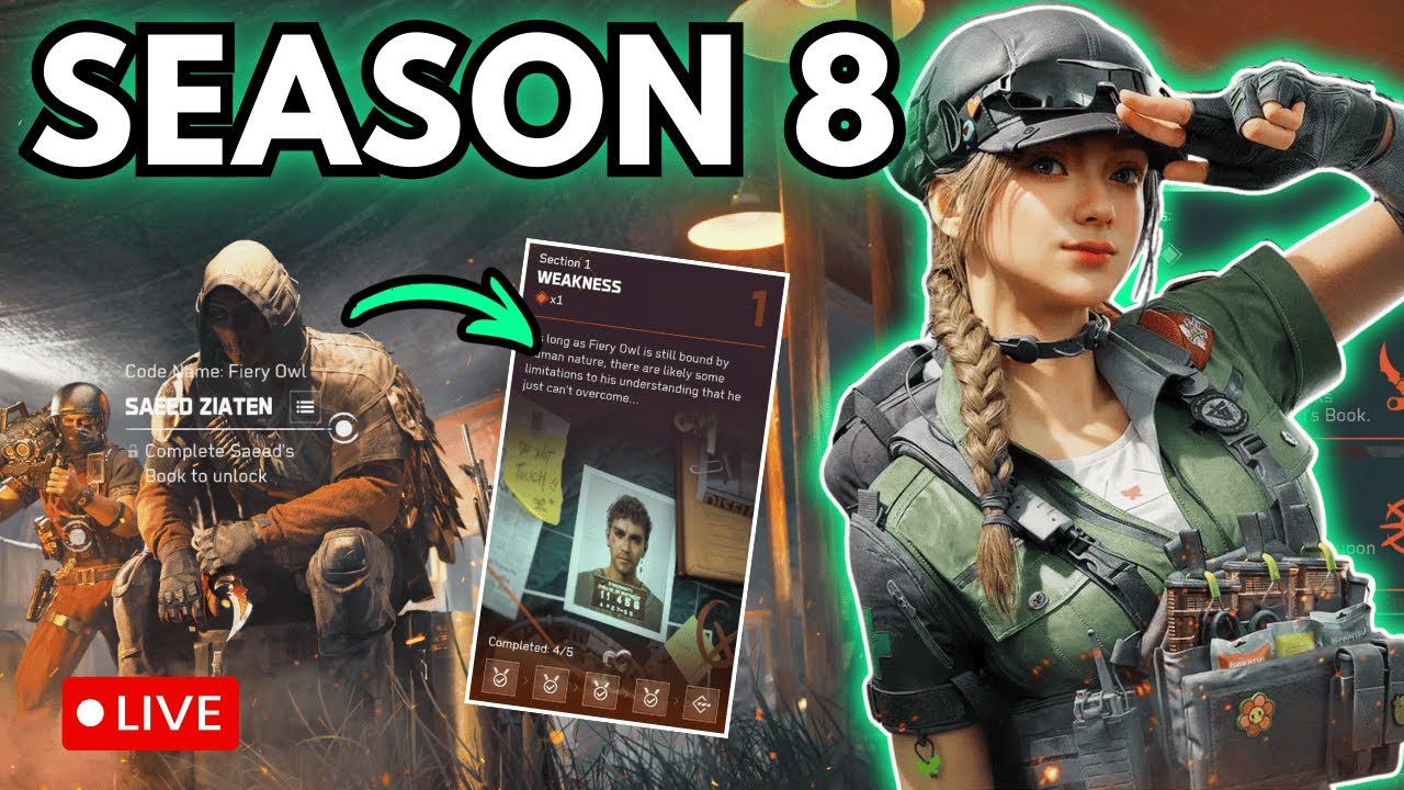 🔴NEW SEASON 8 OUT NOW! [SAEED'S BOOK MISSIONS] Delta Force: Operations ...
