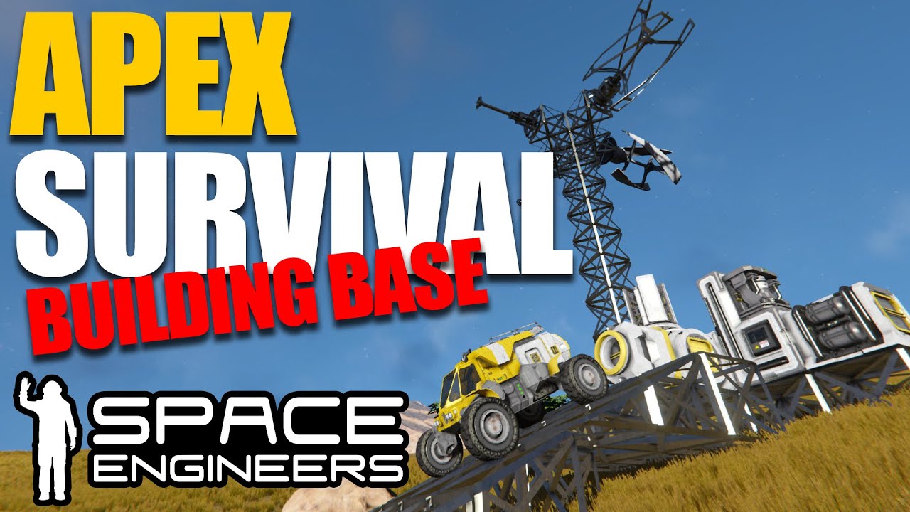 Building Our First Space Engineers Base! - YouTube