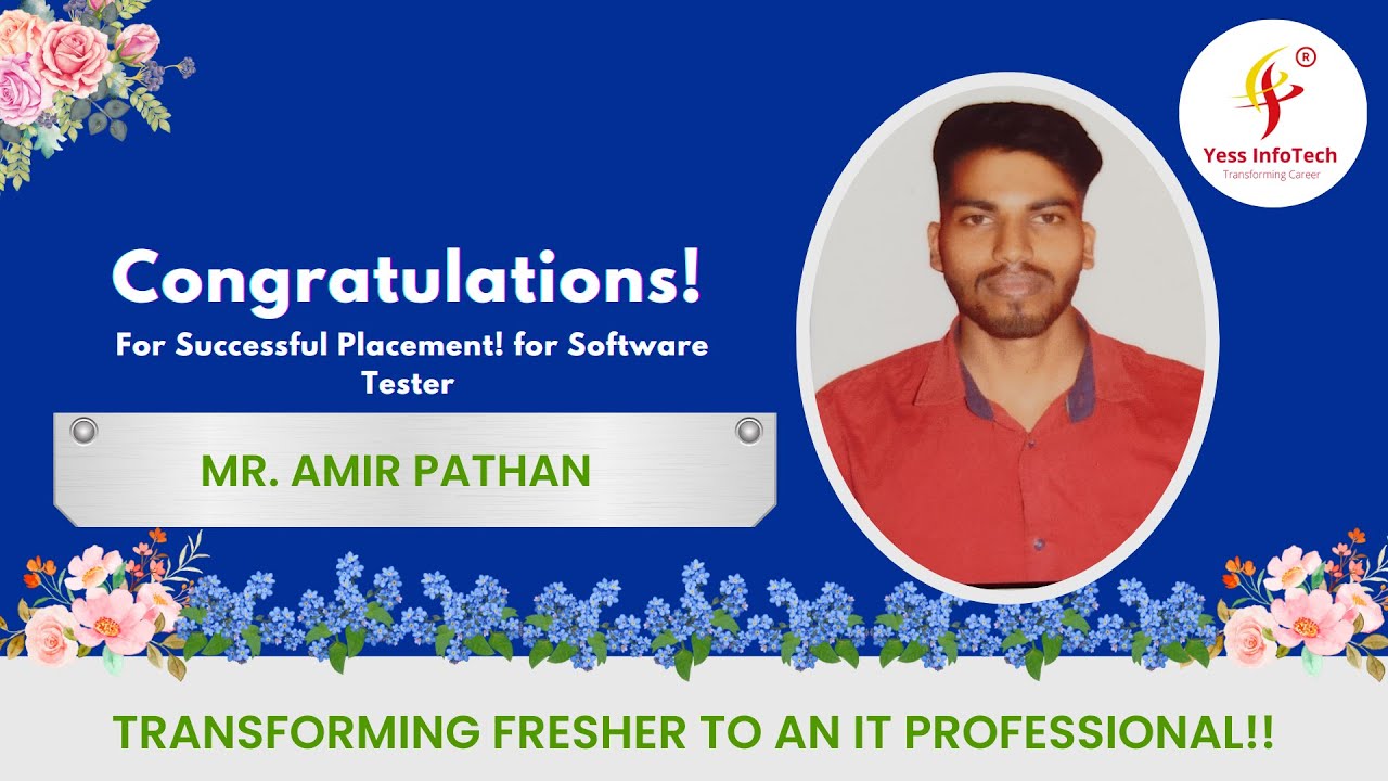 Success Story of Mr. Amir Pathan for Software Testing with # ...