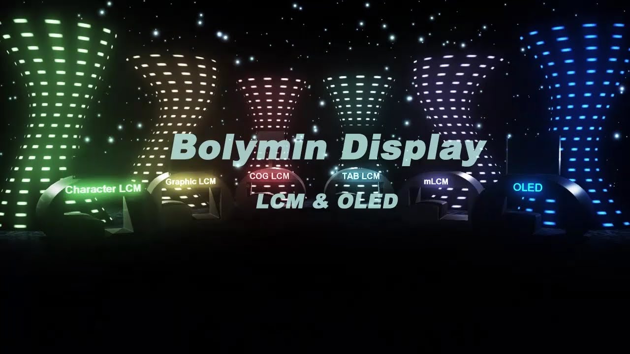 Bolymin Display Character LCM Graphic LCM COG LCM TAB LCM mLCM OLED ...