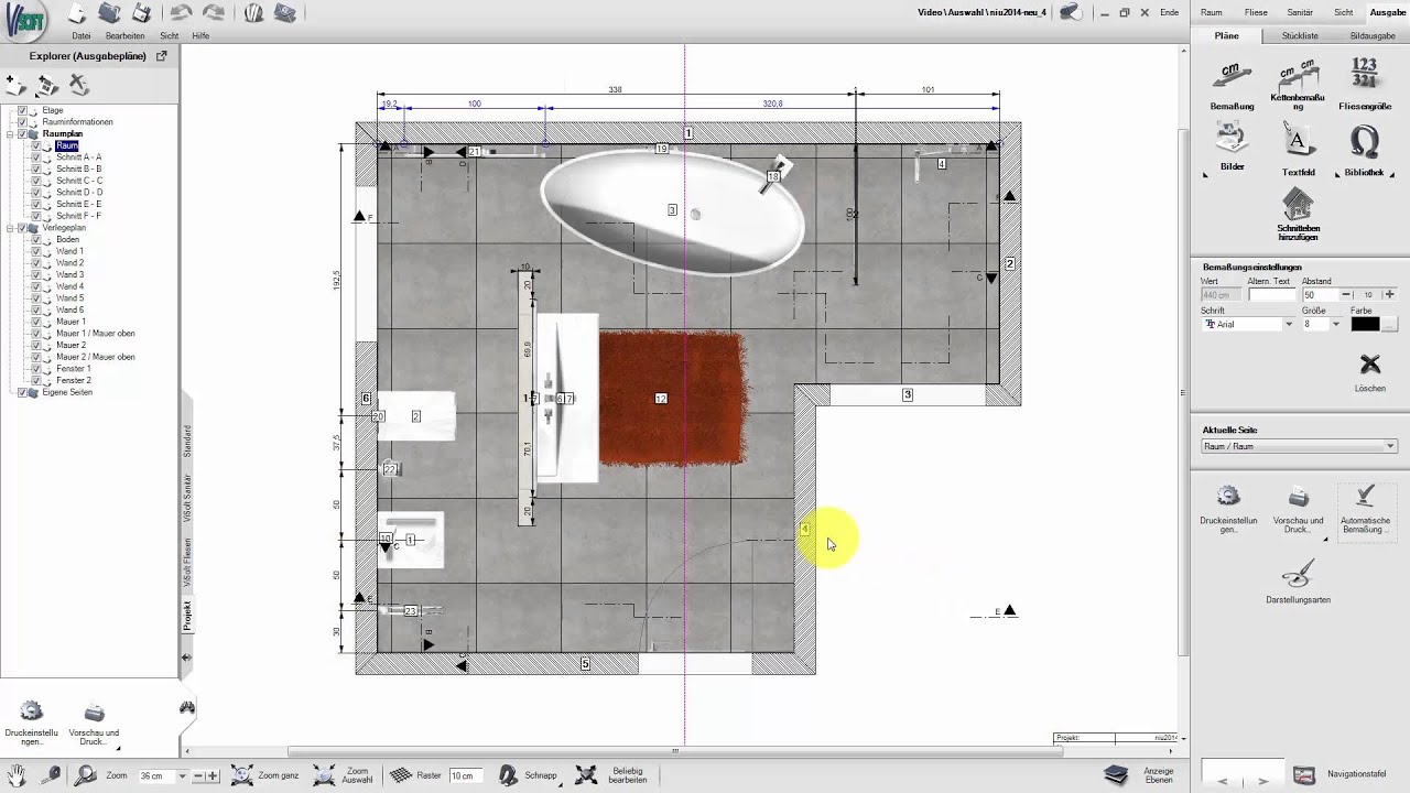 ViSoft 2014-2 'Automatische- & Kettenbemassung' - YouTube