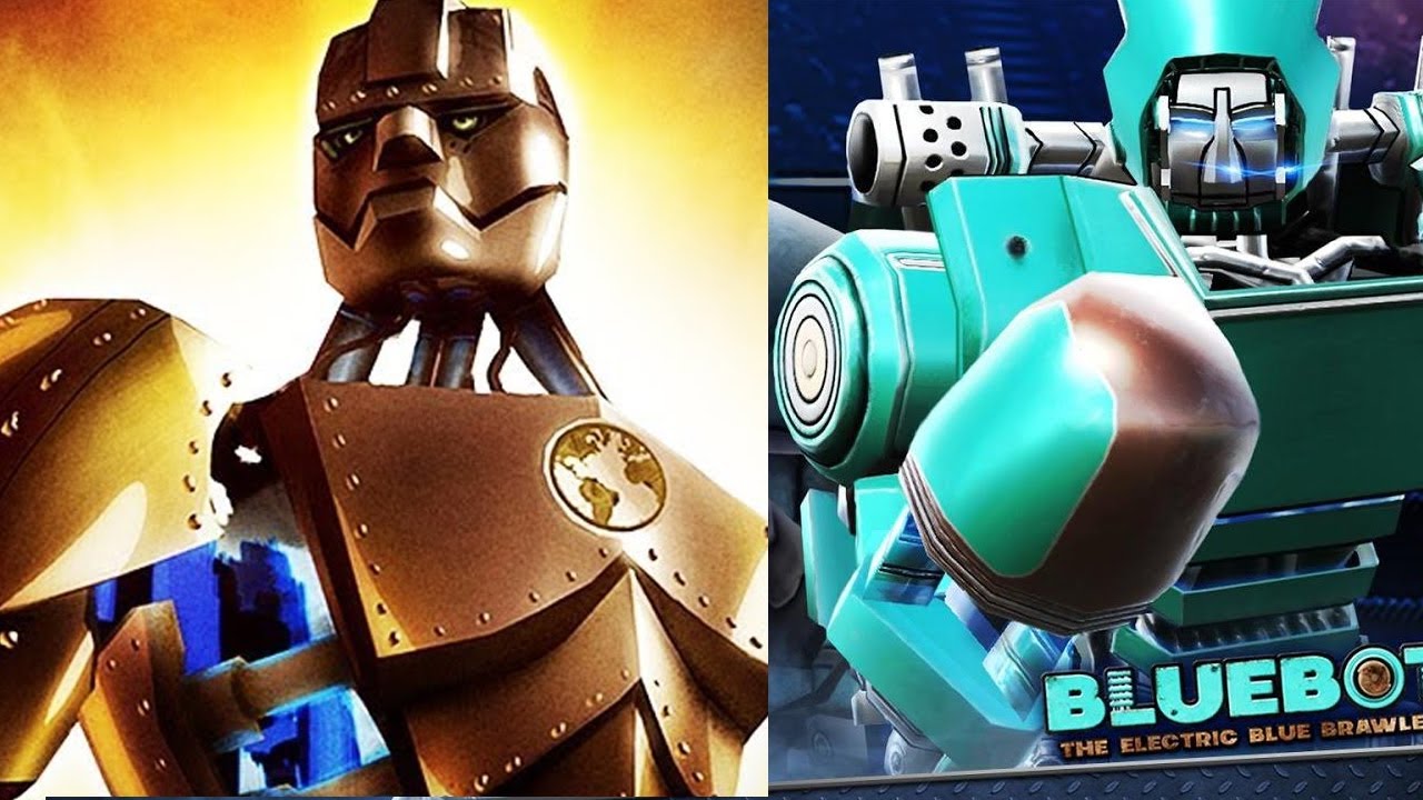 Real Steel Wrb Gridlock Vs Hollowjack And Atom And Blockbuster And Bluebot