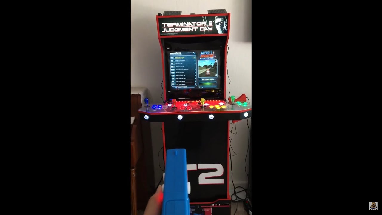 Retro Shooter BuyStuffArcades T2 Integration with 4-player Control Deck ...