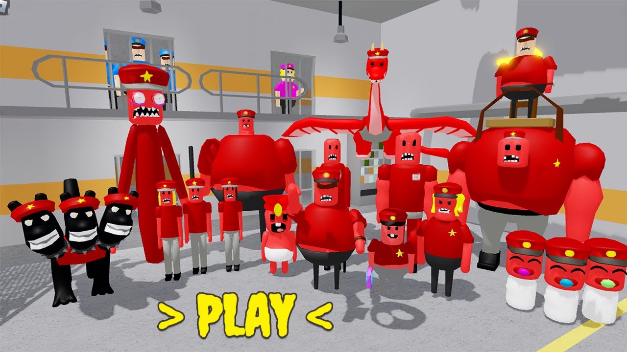 SECRET UPDATE | Playing As ALL EVIL in Police Family Escape (SCARY OBBY ...