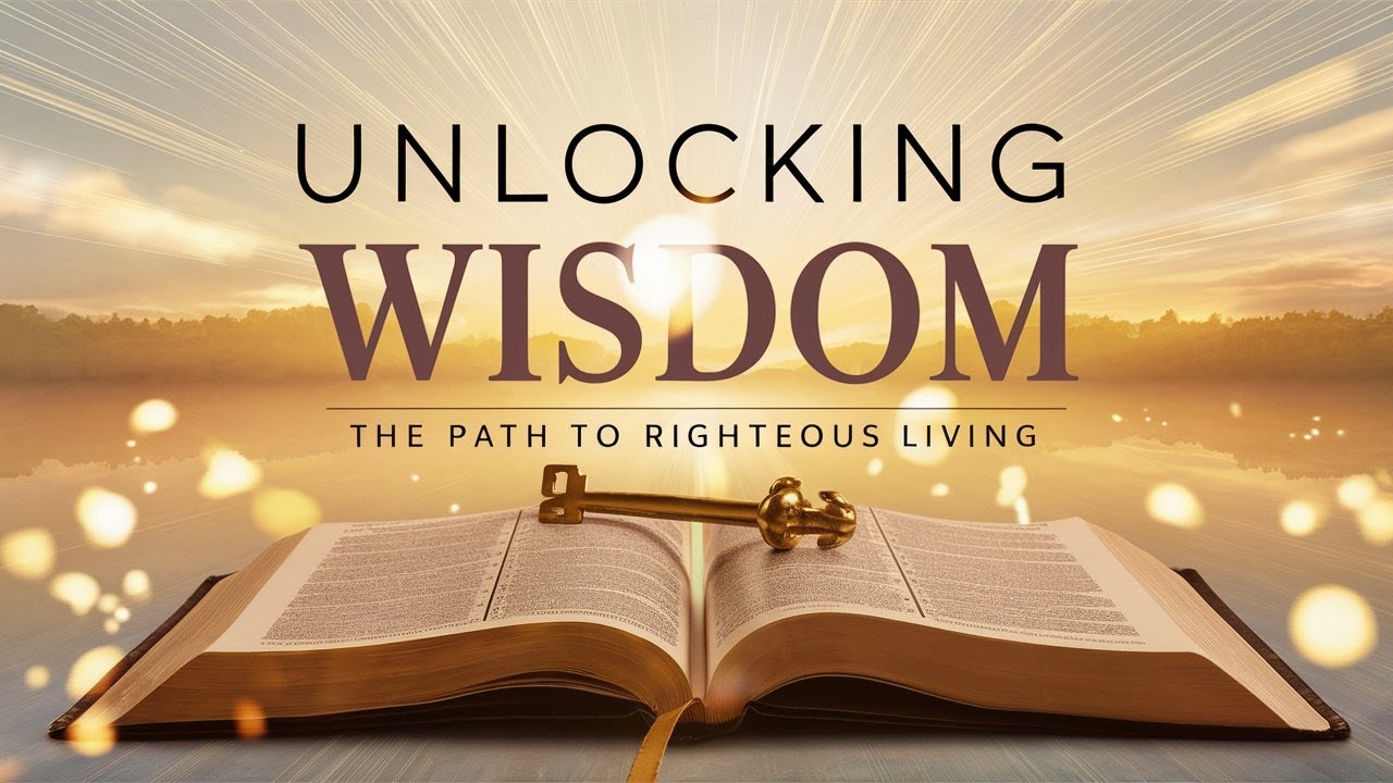 How to Seek Wisdom and Live Righteously, a reading and reflection of ...