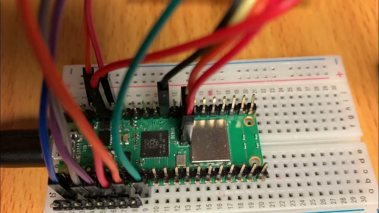 Zephyr + Raspberry Pi Pico-w with ST7789V display panel - YouTube