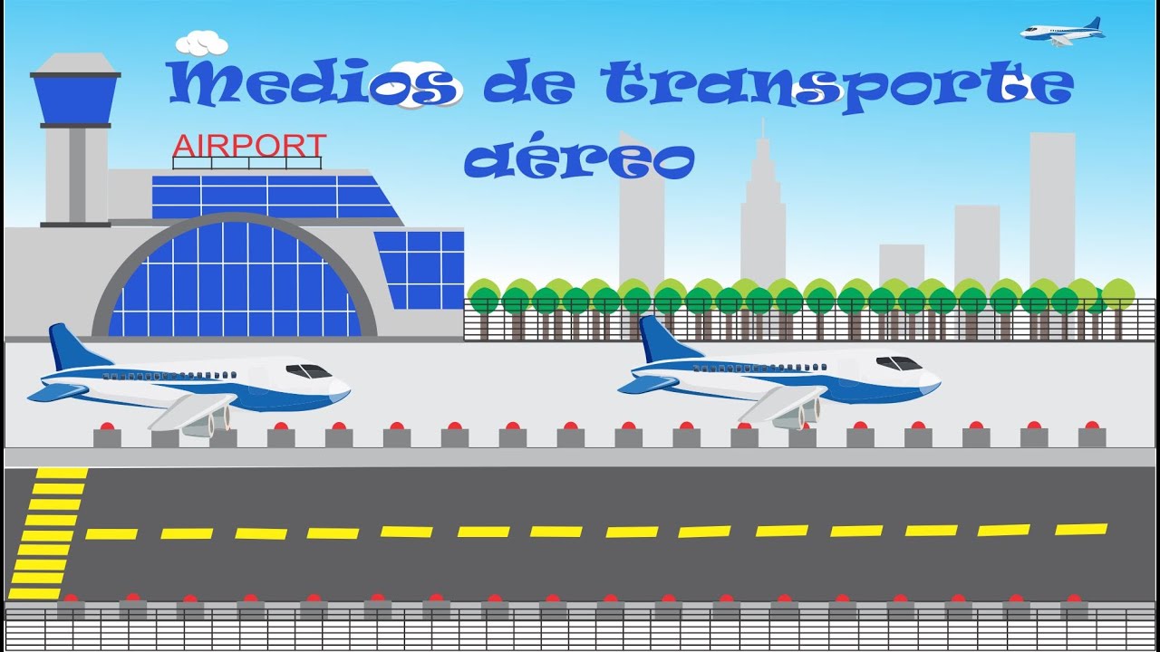 Medios de transporte aéreo en inglés y en español, fácil de aprender ...