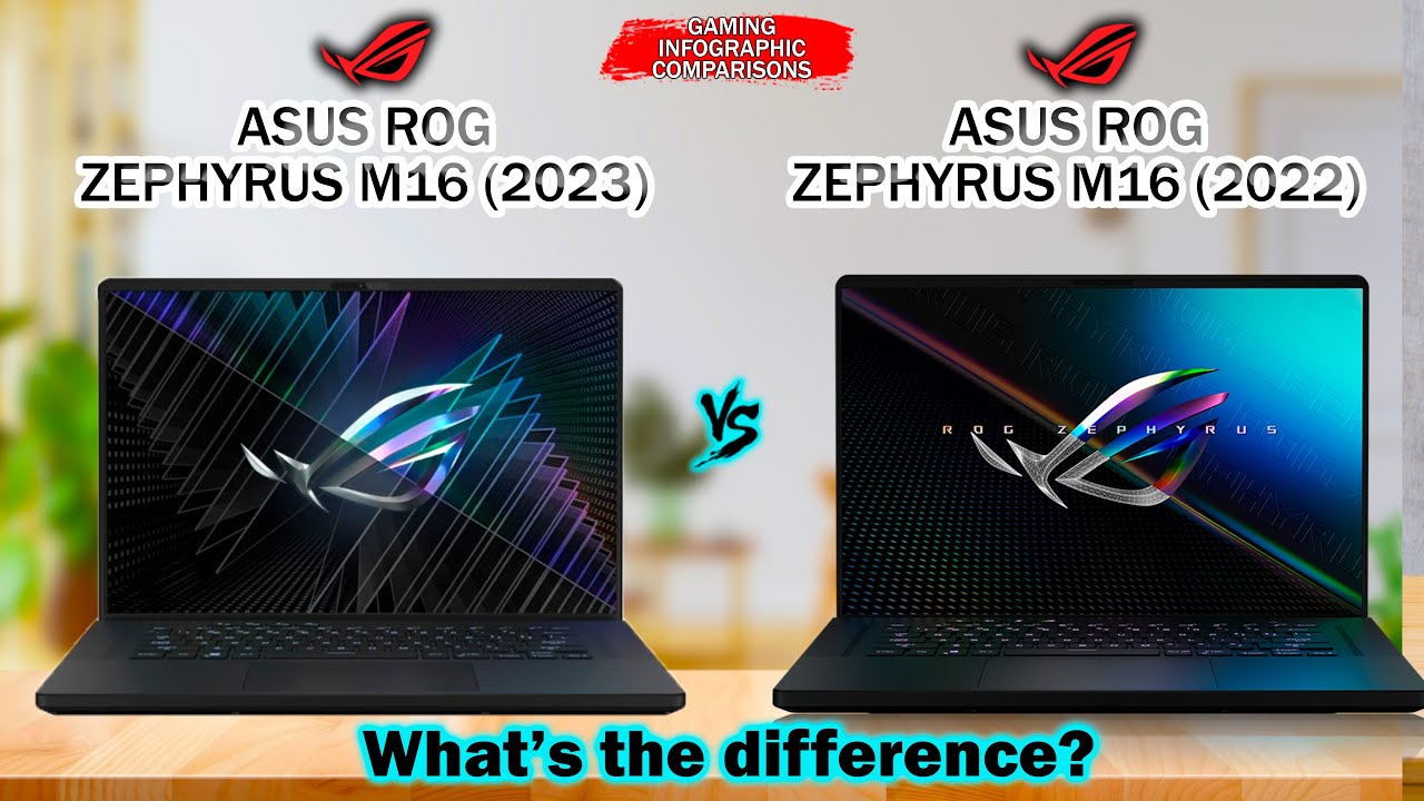 Asus ROG Zephyrus M16 (2023) VS Asus ROG Zephyrus M16 (2022). What's ...