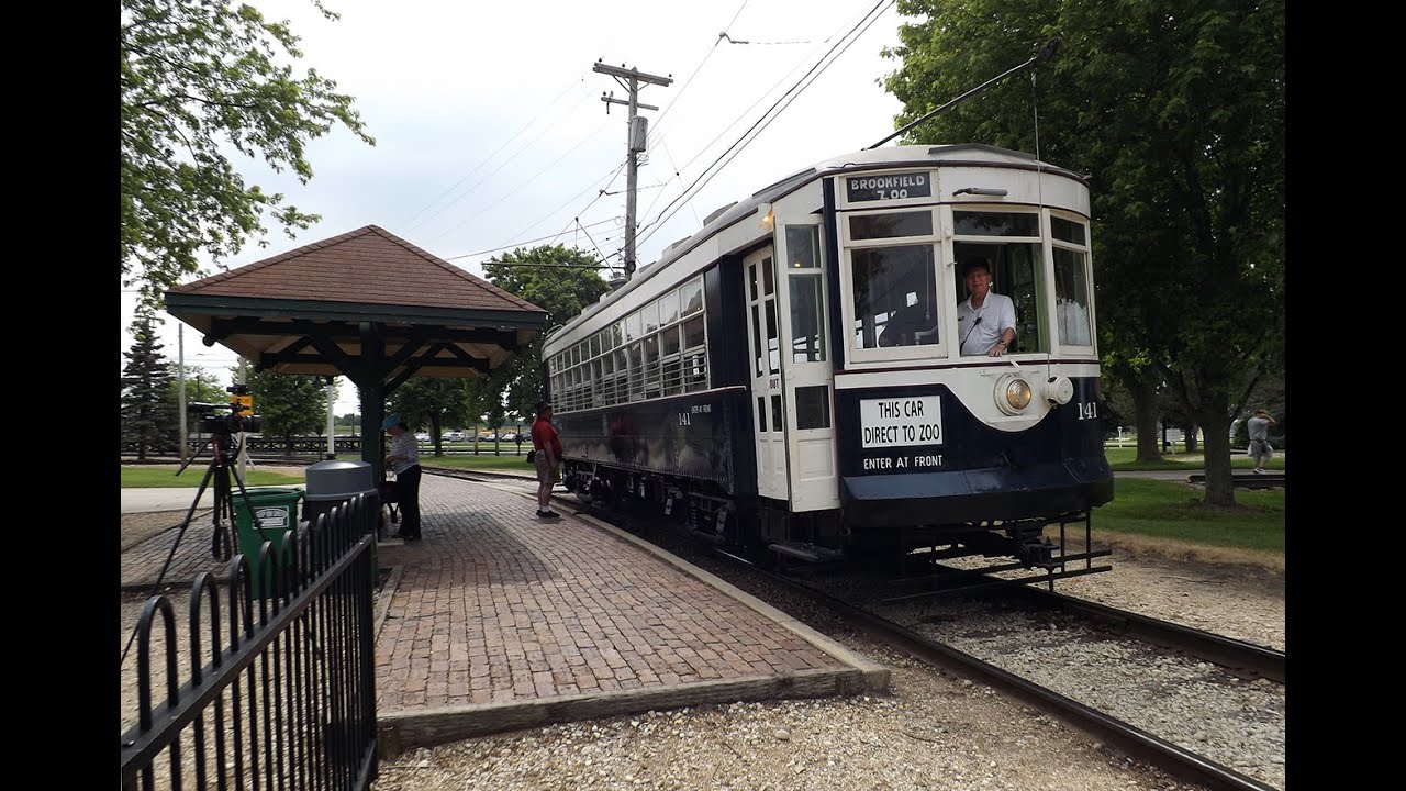 The Day of Chicago streetcar and Transit in Illinois Railway Museum ...