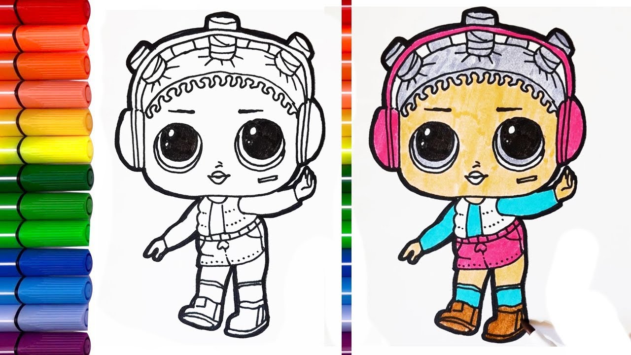 How to Draw Lol Surprise Doll || Drawing and coloring Lol Doll with ...