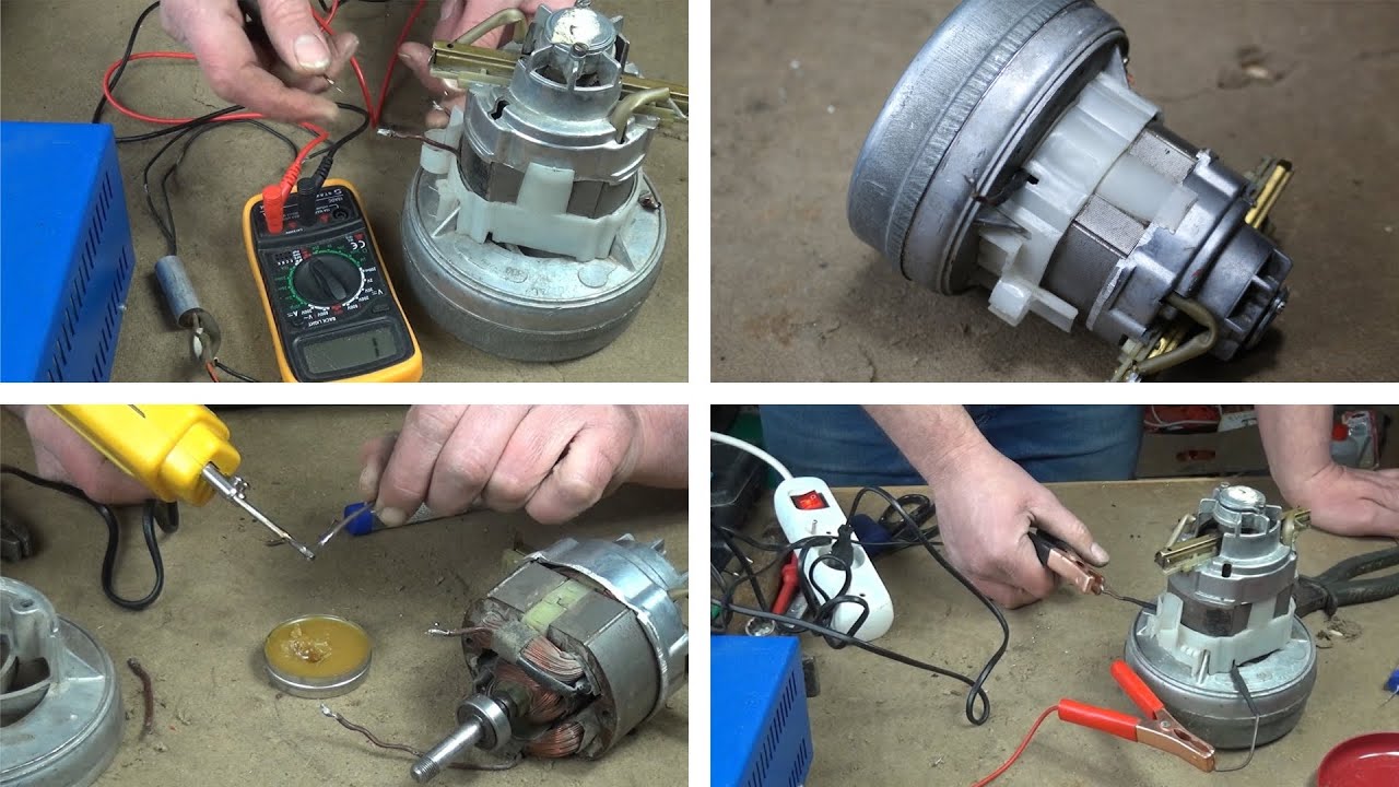 Zwarcie w starym silniku ZZSD typ 300 do odkurzaczy Zelmer - diagnoza i ...