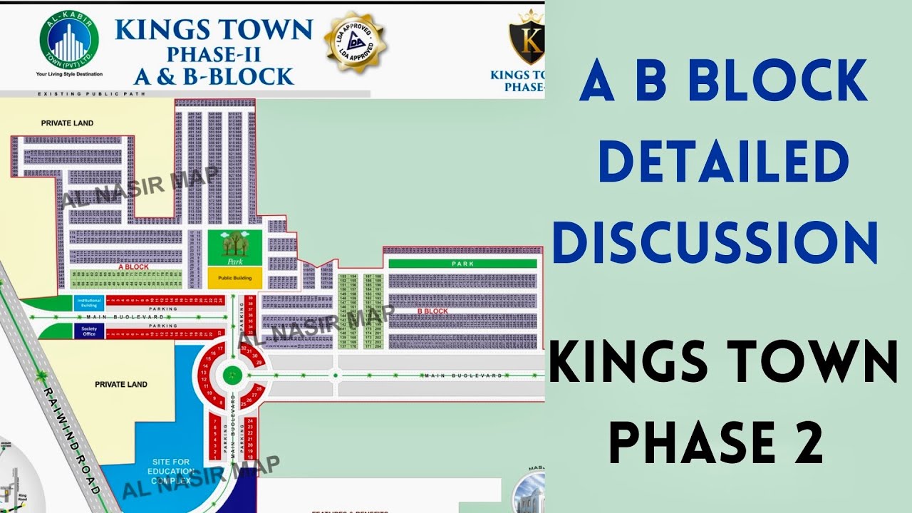 Kings Town Phase 2 New Deal On Ground With number Detailed Discussion ...