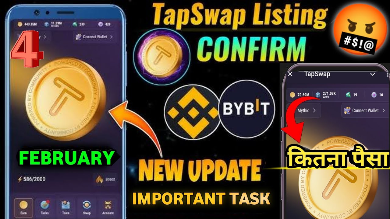 Tapswap new update: Price, Listing Date & What You Need to Know! - YouTube