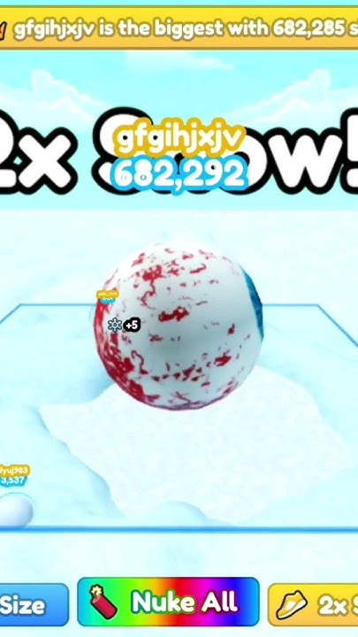 Boss of snowball eating simulator - YouTube