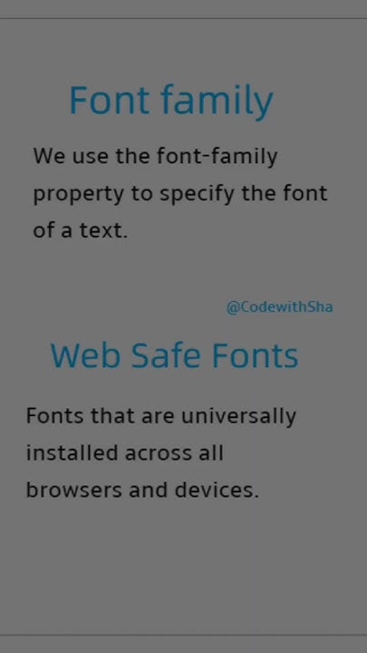 Css Fonts Codinglover Coding Itsprogrammer Education Webdevelopment Codewithsha Coder