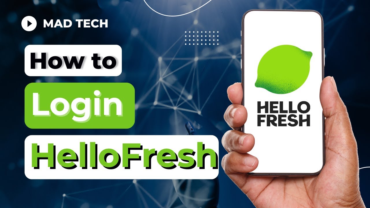 How to Log Into HelloFresh Account | HelloFresh App Sign In Tutorial ...