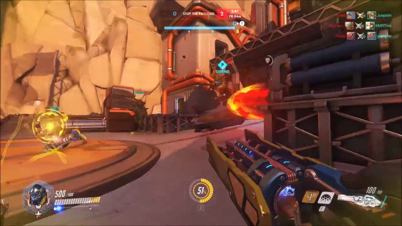 Overwatch - Shielding Dva Ult with Winston - YouTube