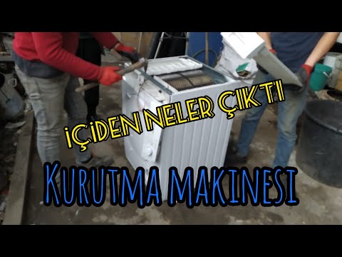 Hurda Kurutma Makinesi Parçaladık İçinden Neler Çıktı? | Kırdık Parçaladık!