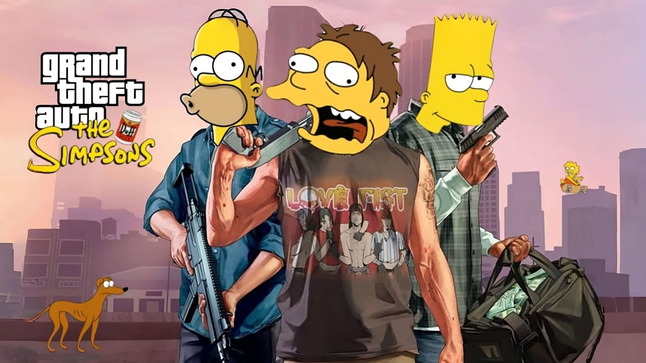 GTA PERO de los SIMPSONS - YouTube