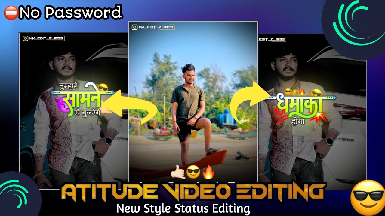 🔥 Trending Video Editing New Concept Atitude Video Editing |MK Creative Editz |😎 - YouTube