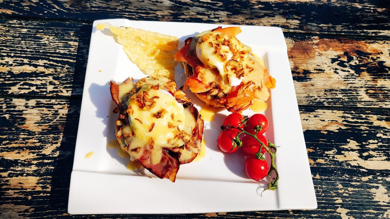 Mic dejun cu oua Benedict. - YouTube